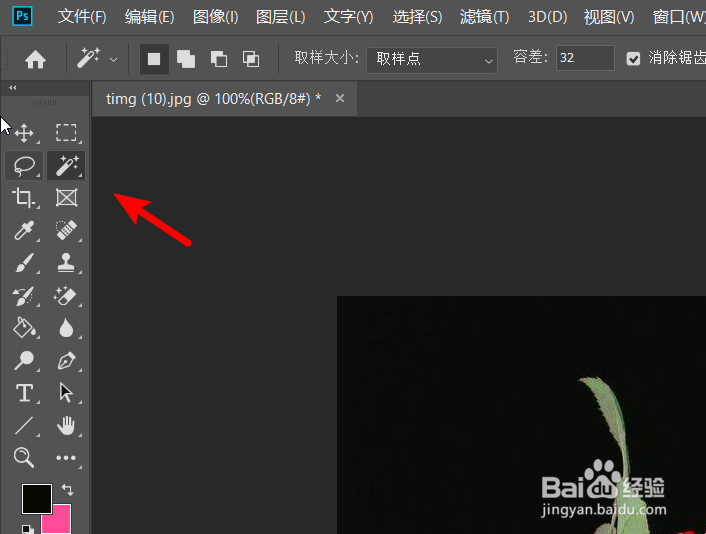 PS2019如何快速把图片背景P成白色 - 知猫指南