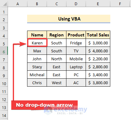 删除 Excel 中的下拉箭头：6 种方法 - 知猫指南