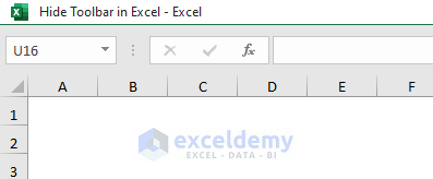 如何在 Excel 中隐藏工具栏（3 种快速方法） - 知猫指南