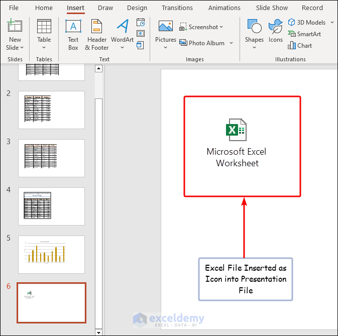 如何在 PowerPoint 中嵌入 Excel 文件（5 种简单方法） - 知猫指南