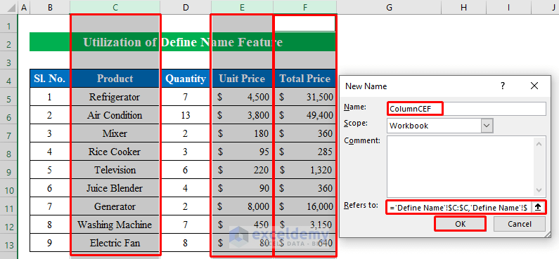 如何在 Excel 中选择特定列 - 4 种简单方法 - 知猫指南