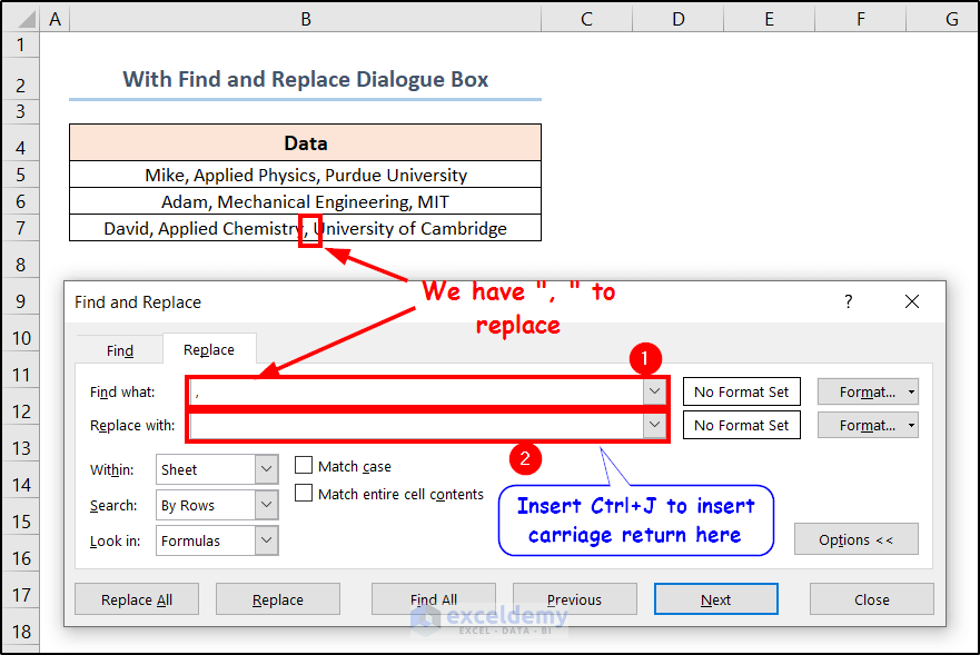 如何在 Excel 中插入和删除回车符 - 知猫指南