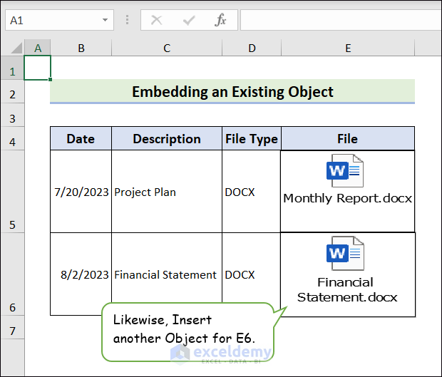 如何在 Excel 中插入对象（终极指南） - 知猫指南