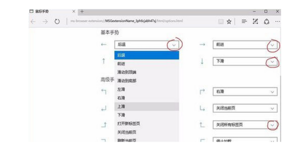 Win10 Edge鼠标手势的设置及其开启关闭 - 知猫指南